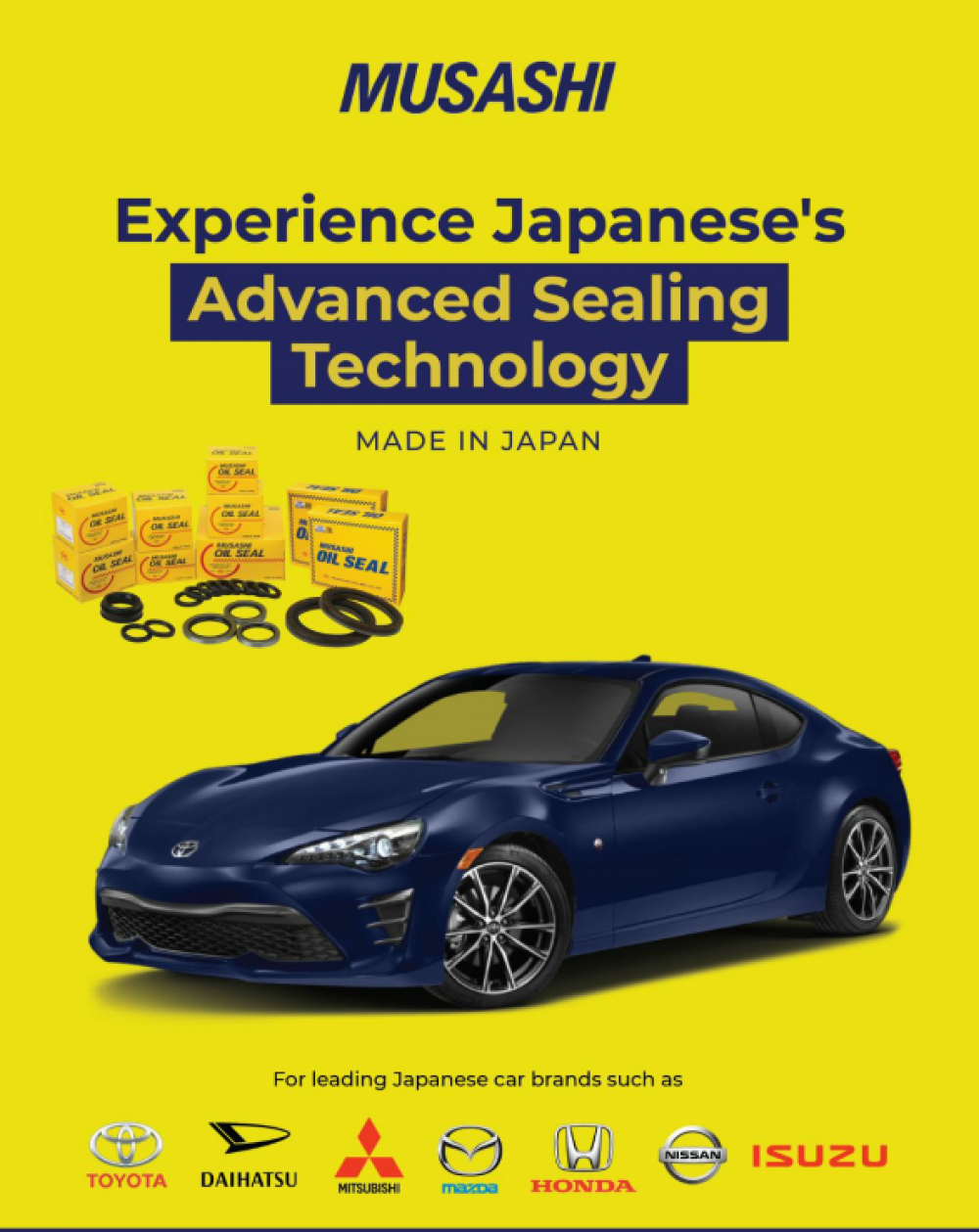 Musashi Oil Seal - Mineral Circles Bearings